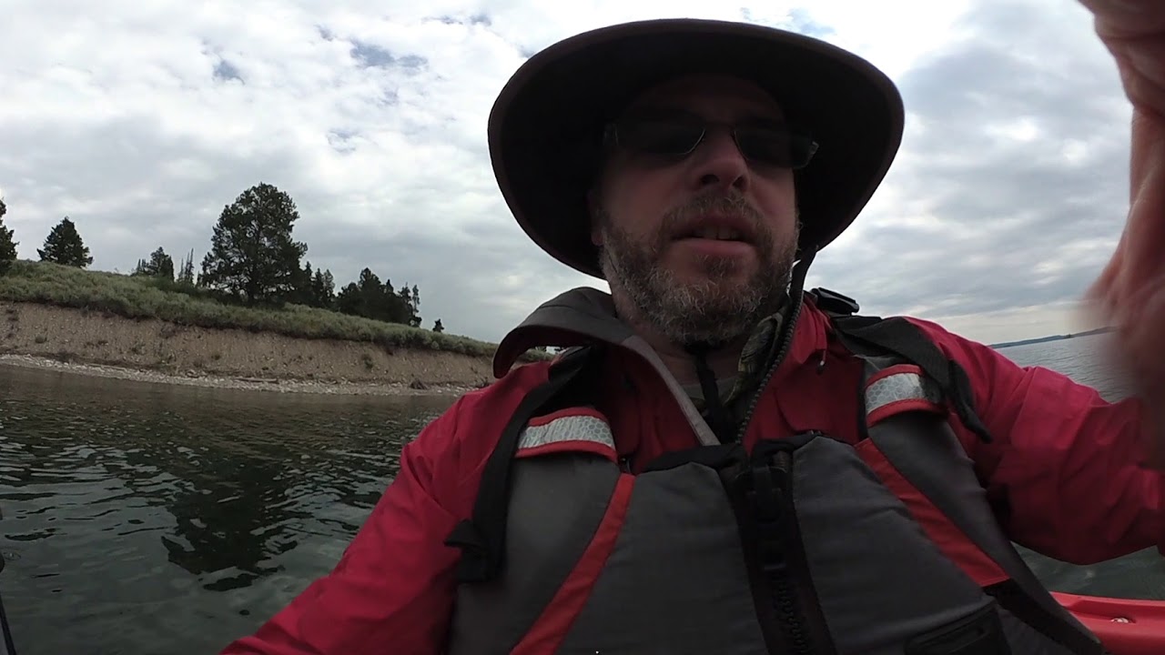 Kayaking on Jackson Lake Colter Bay Grand Teton National Park - YouTube