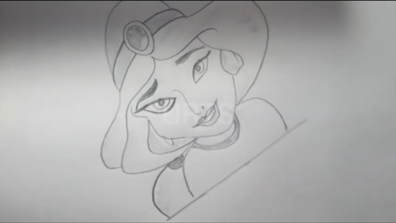 Cartoon Drawing Disney Aladdin Princess - YouTube