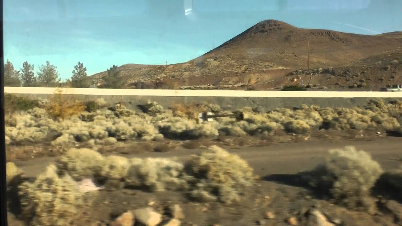 approaching Reno, Nevada on Amtrak California Zephyr - YouTube