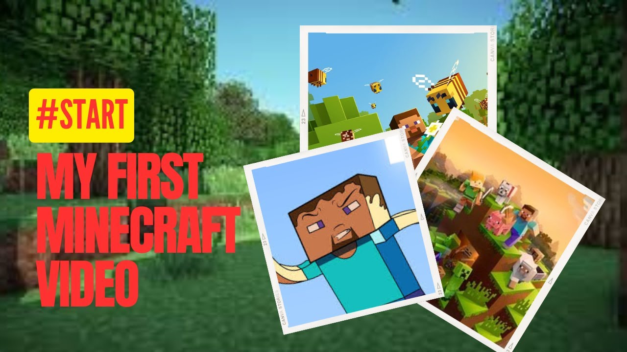 #1 MINECRAFT || My first Minecraft video ever || FRESH START - YouTube