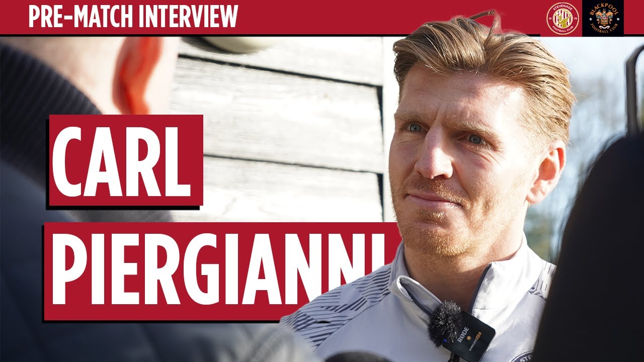 Carl Piergianni previews Blackpool (H) | Pre-Match Interview - YouTube