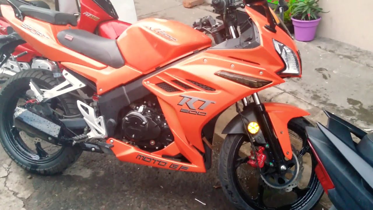 Italika RT 200 GP modificada tuning - YouTube