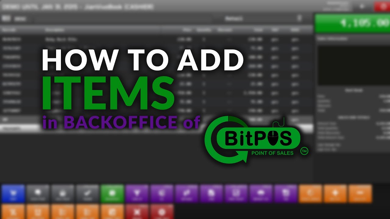 BitPOS 2 Adding an Item Tutorial - Point Of Sales System Philippines ...