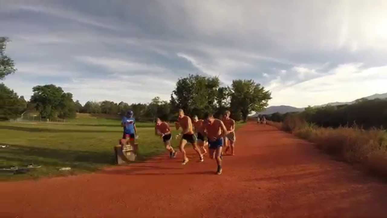 Air Force Cross Country Workout - YouTube