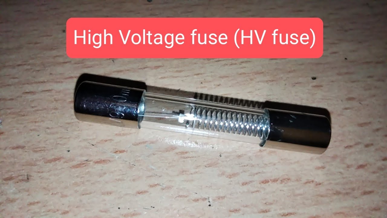HV fuse for microwave - YouTube