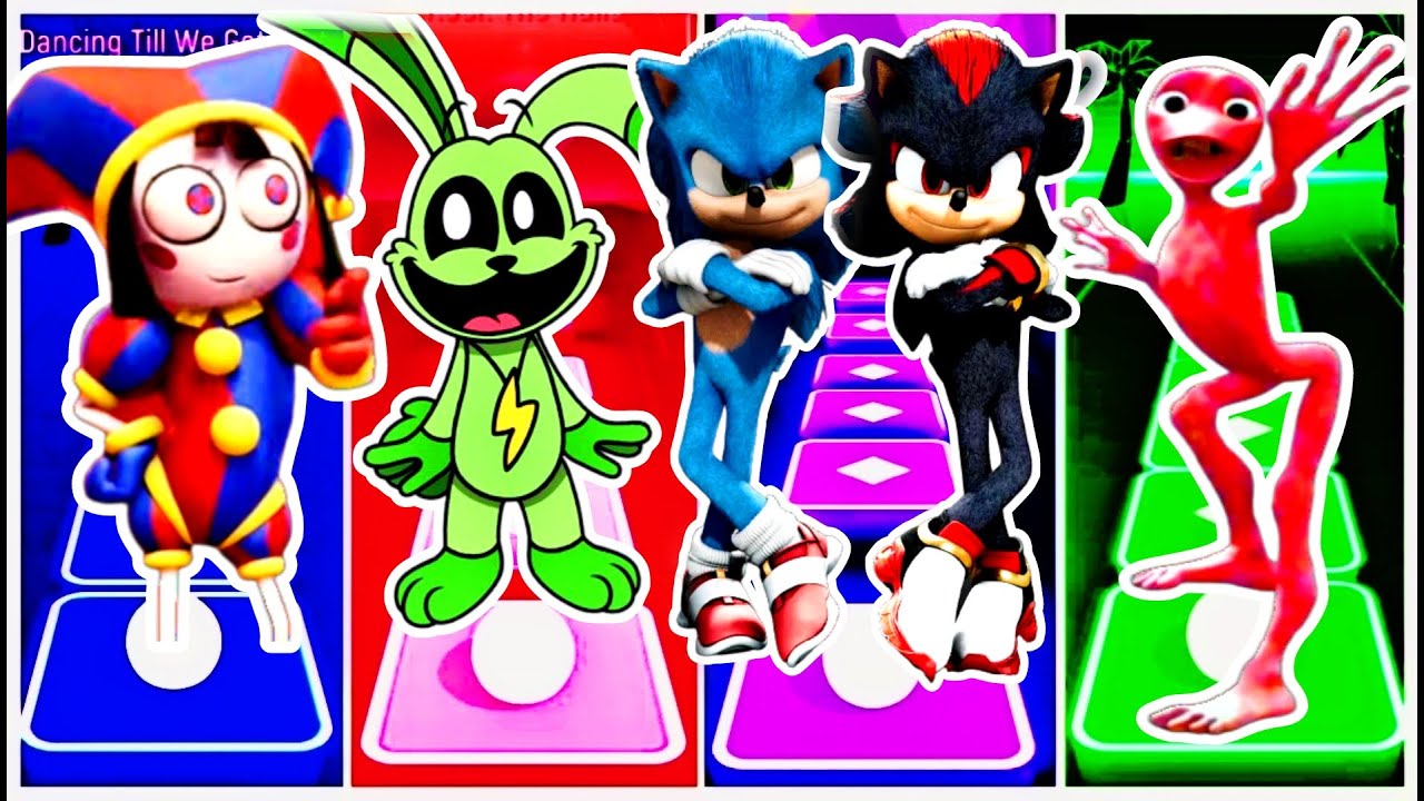 Digital circus 🆚 Hoppy Hopscotch Poppy Playtime 🆚 Sonic x Shadow ...