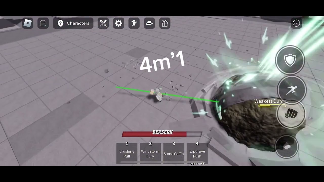 A phsicic combo || Roblox the strongest battlegrounds - YouTube