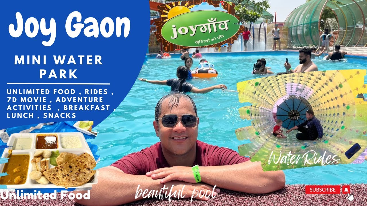 Joygaon Water Park with unlimited food || Joygaon Picnic Park Jhajjar # ...