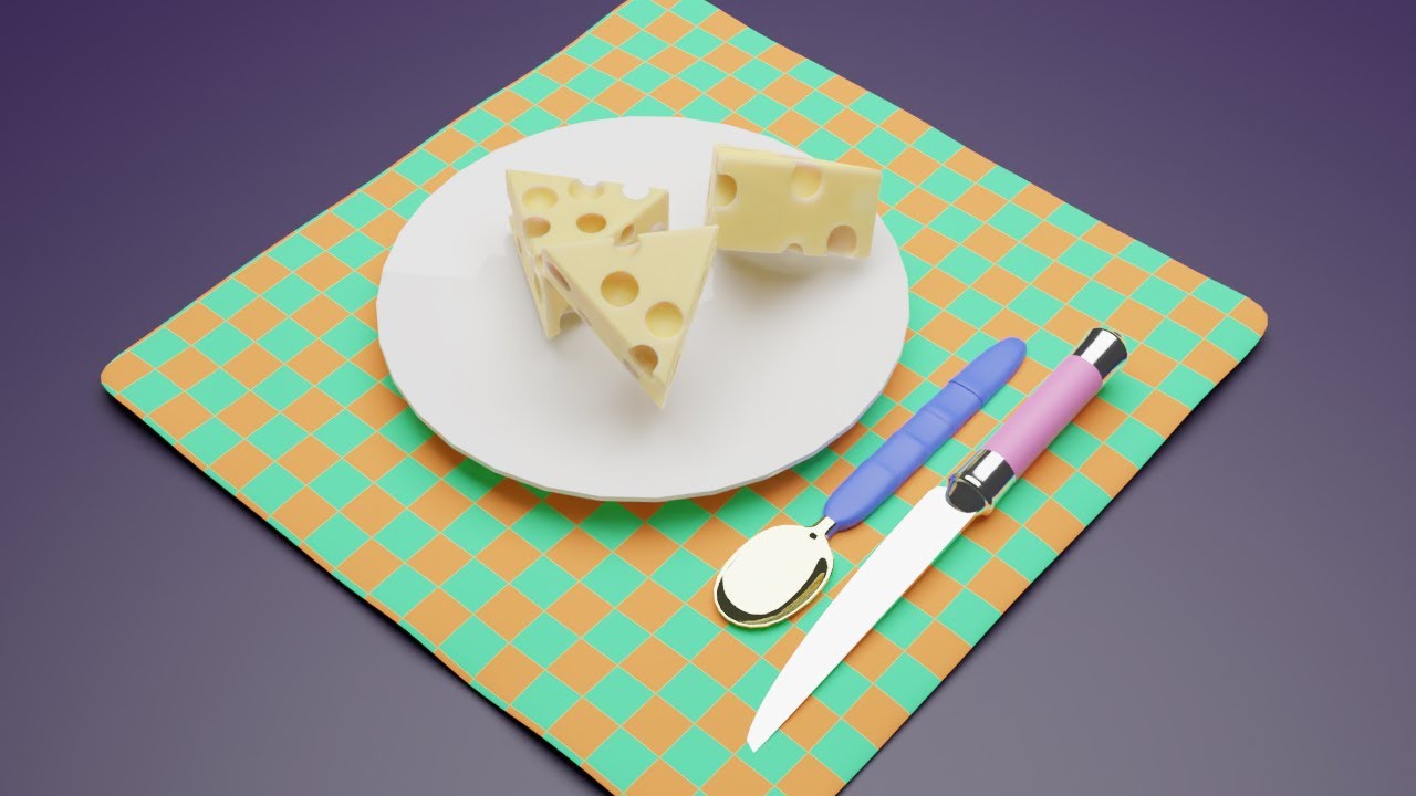 How to make CHEESE in Blender - YouTube
