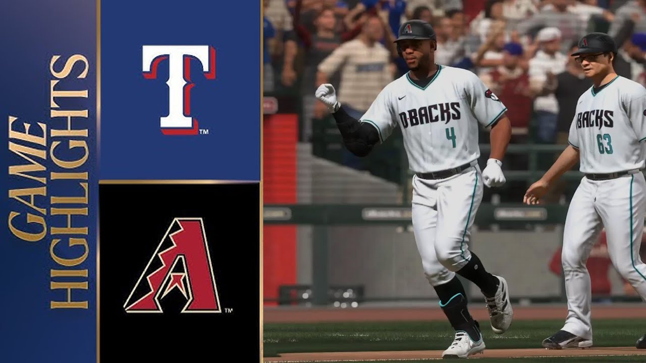 Rangers vs. D-Backs World Series Game 5 (11/01/23) | MLB23 - YouTube