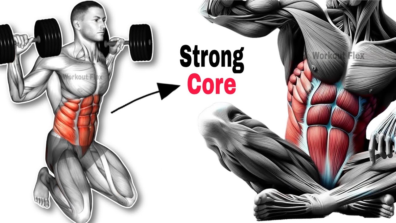Best Abs Workout Routine for Strong Core in 7 days | Abs Gym Workout 7 ...