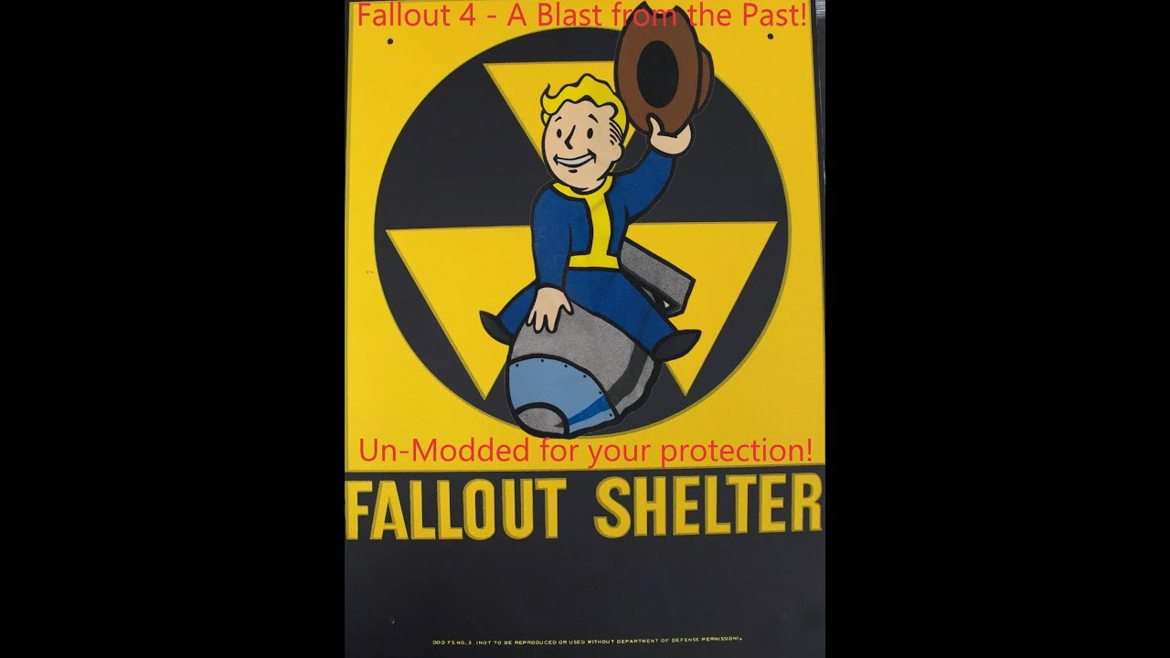 Unmodded Fallout 4 A Blast from the past with a short (?) tour. - YouTube