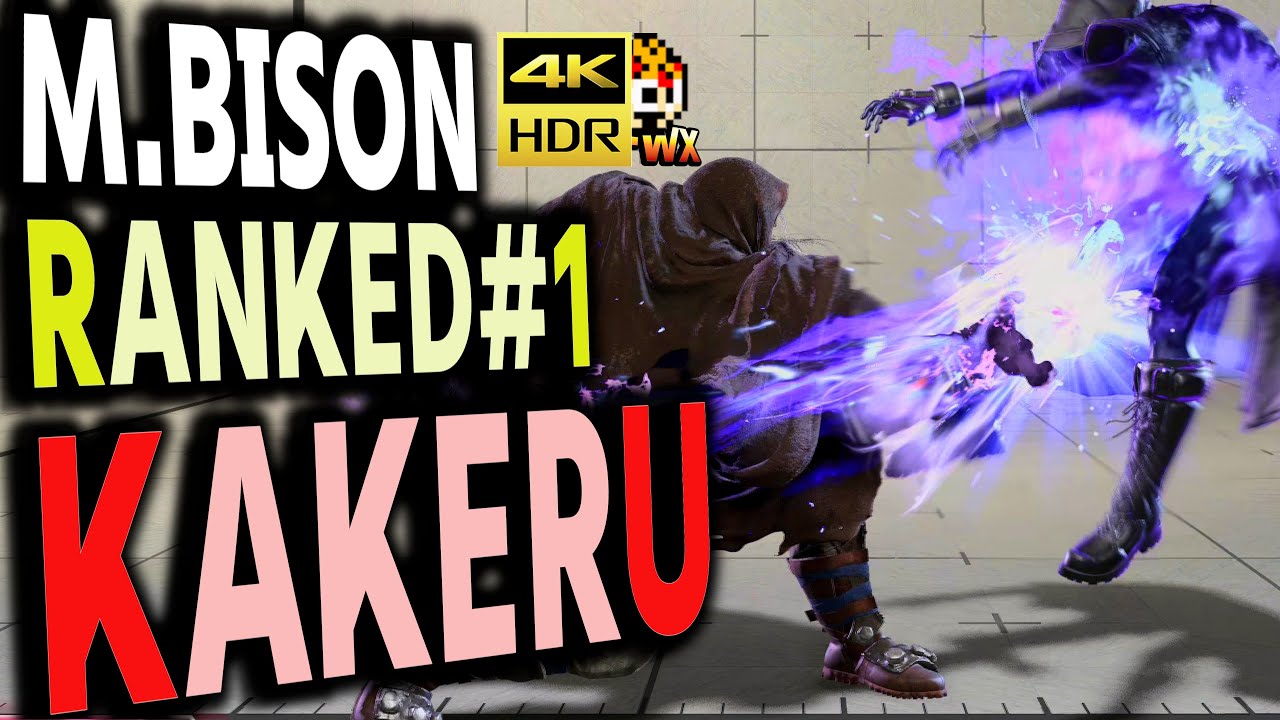 SF6: Kakeru M.Bison Ranked No1 VS Ed | sf6 4K Street Fighter 6 Season2 ...