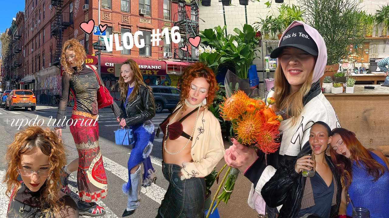 VLOG #16 | Spring is here & moms in town + updo tutorial:) - YouTube