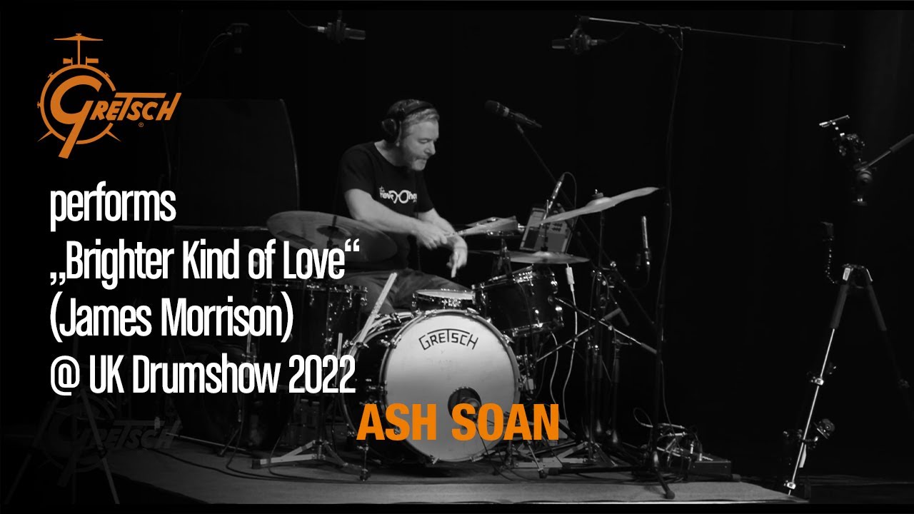 Ash Soan plays "Brighter Kind of Love" @theukdrumshow 2022 - YouTube
