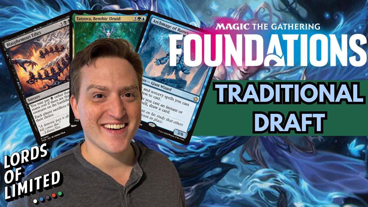 💧💧What Happens in Pack 3 is RIDICULOUS! | Foundations Draft | Magic: The Gathering - YouTube