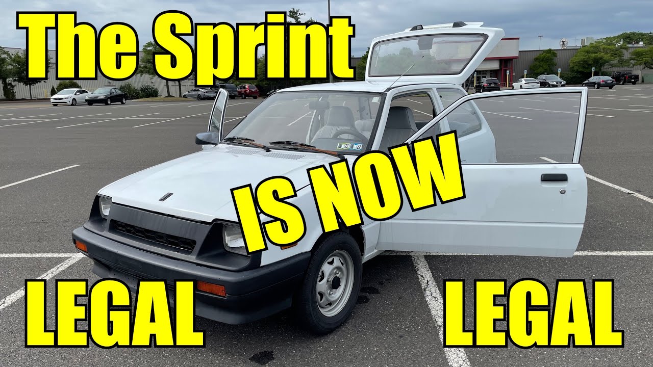 The 1988 Chevy Sprint Metro is finally LEGAL !!! - YouTube
