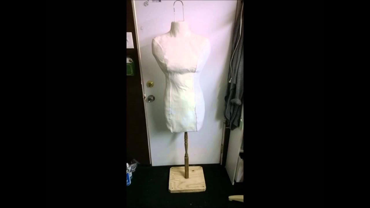 Mannequin turned Dressform Part 1 - YouTube