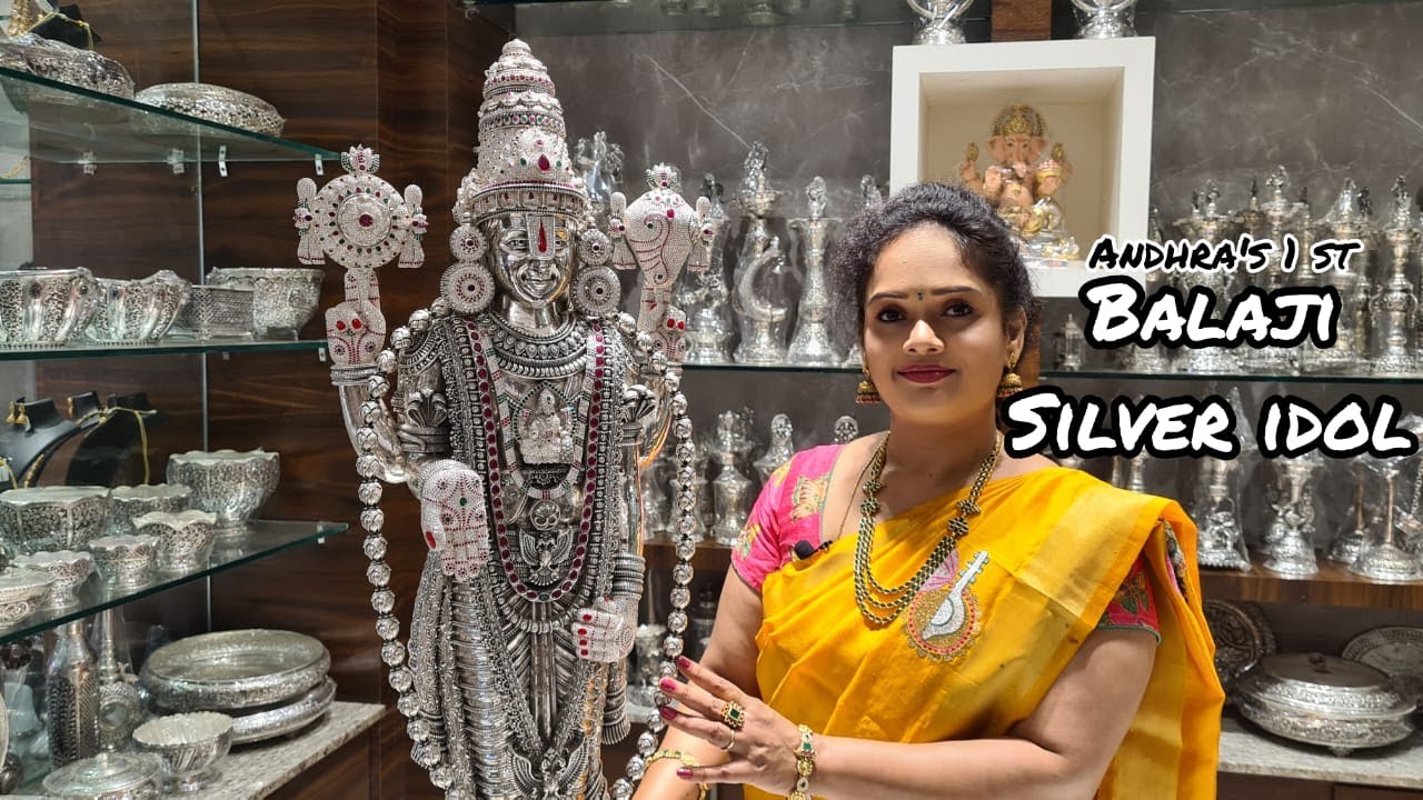 Silver Balaji Idol || Silver venkateshwara swami idol ||Silver idol ...