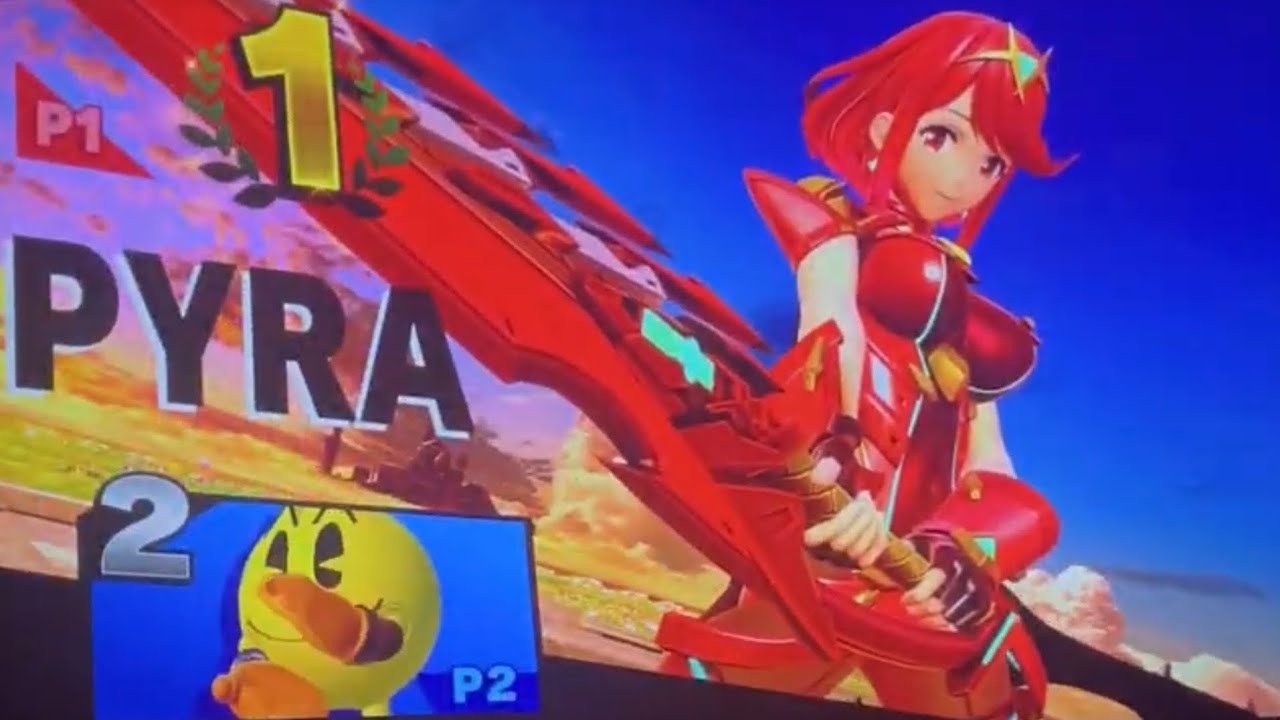 Super Smash Bros Ultimate B Unit battle MadMax (Pyra) VS Catburp (Pac ...