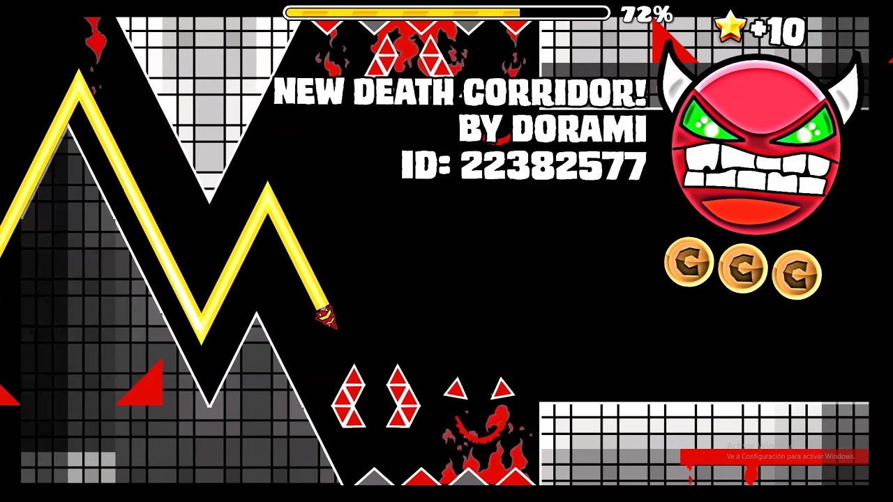 Geometry Dash 2.0 - "NEW DEATH CORRIDOR" 100% [All coins] | CoolerYT ...