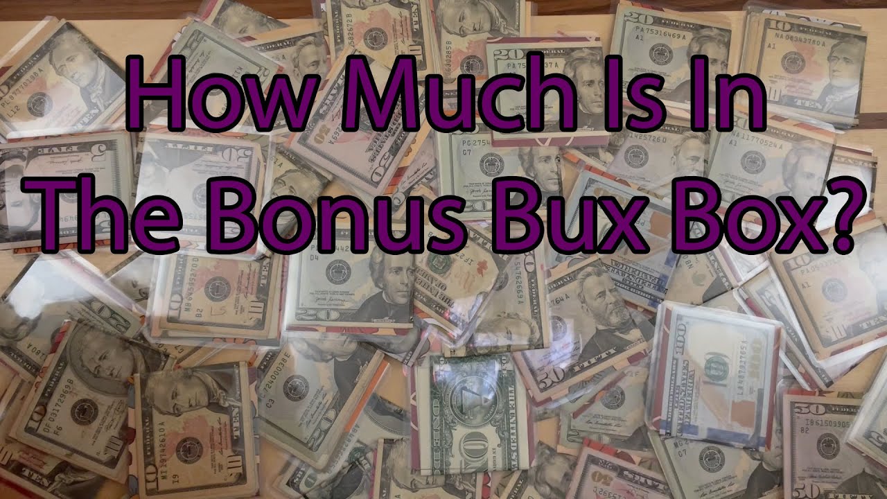 Let's Unstuff & Count the Bonus Bux Box | Counting Cash | Low Income ...