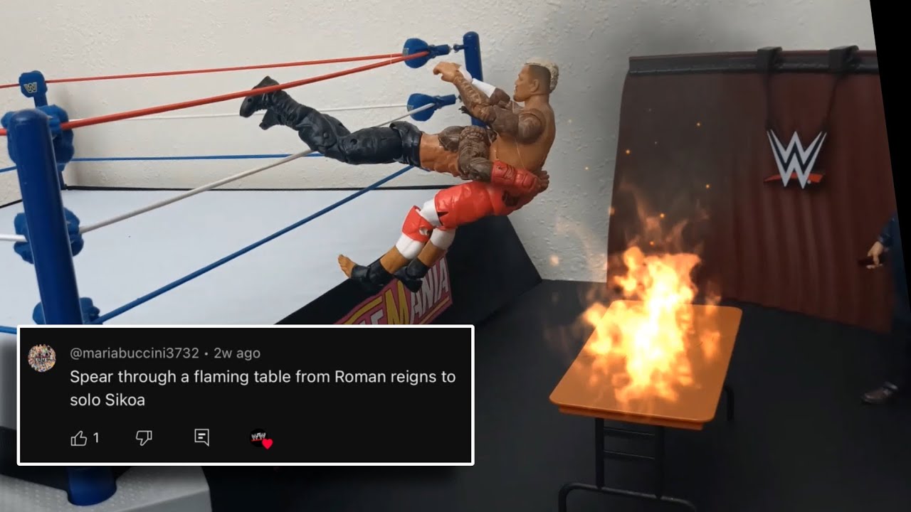 I made YOUR wwe stop motion ideas, AGAIN! - YouTube