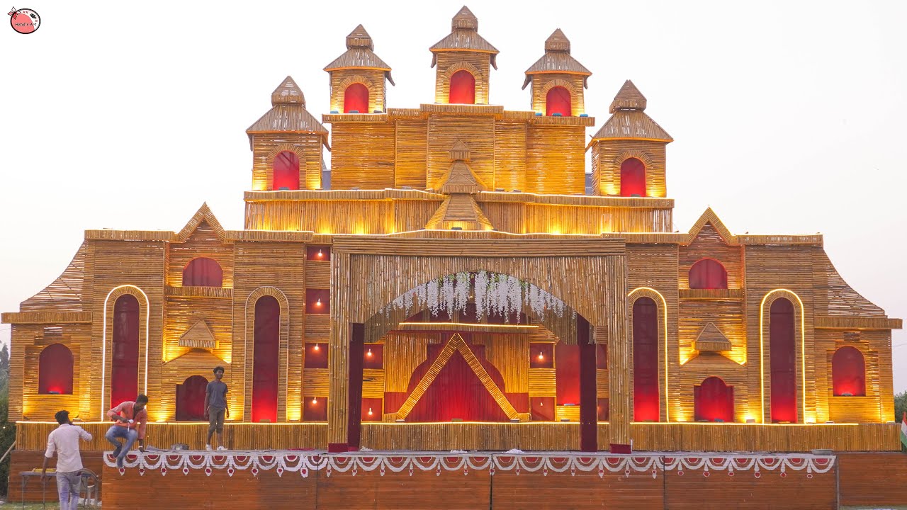 Gorgeous wedding mandap decor - wedding makeover #bamboo #mandap # ...
