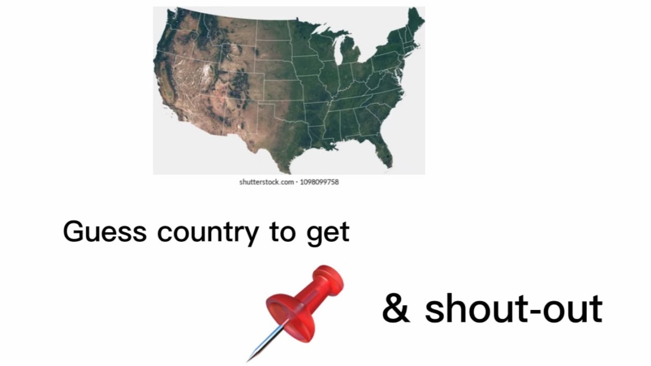 Guess the country shape to get pinned and shout-out! - YouTube