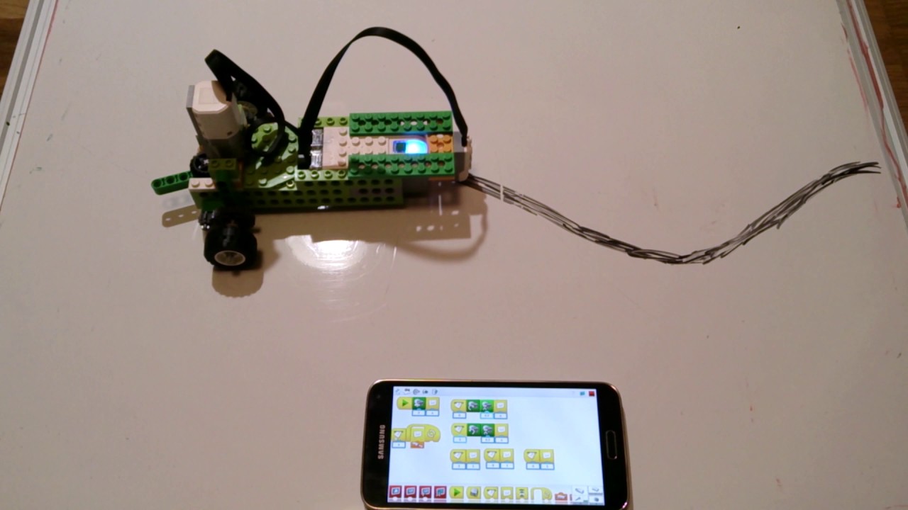 Кран и Line Follower из Lego WeDo 2.0 - YouTube