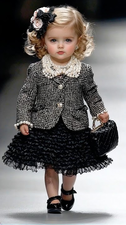 Cute Baby Fashion Show #cute#fashion#baby#AI#runway#fyp #viral#赤ちゃん ...
