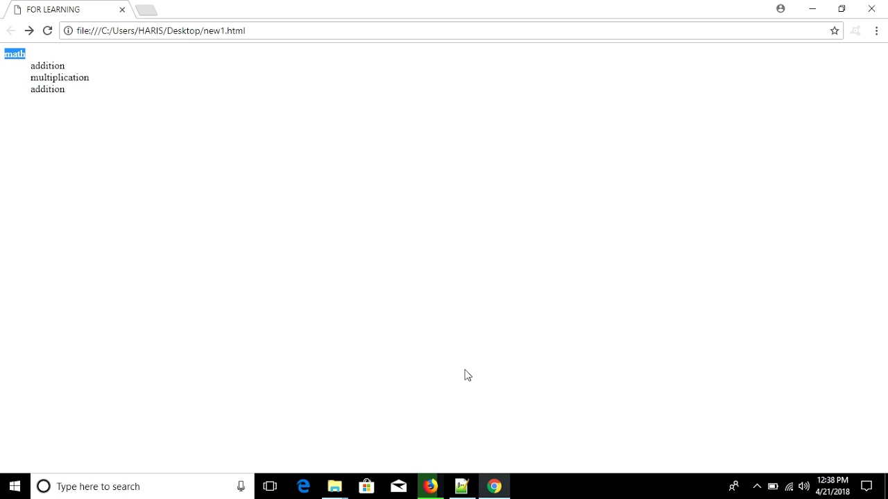 How To Create List On Notepad In Html In URDU HINDI YouTube How To Create List On Notepad In Html In URDU HINDI YouTube