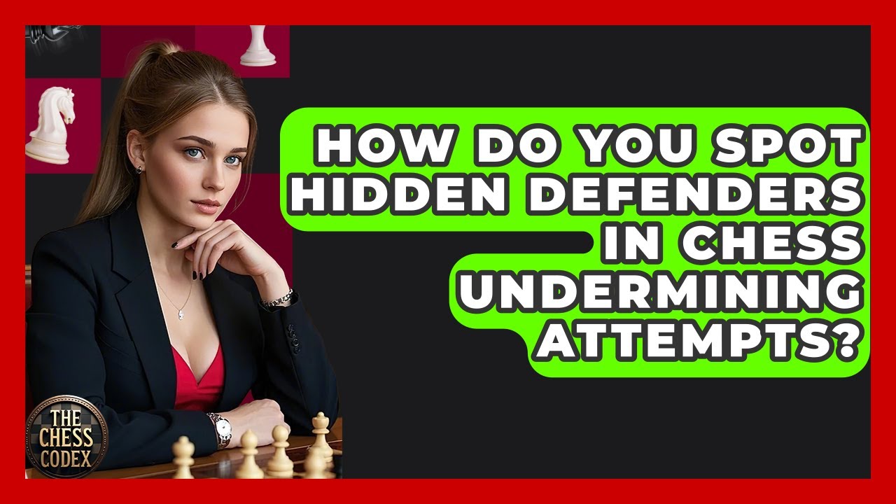 How Do You Spot Hidden Defenders In Chess Undermining Attempts? - The ...