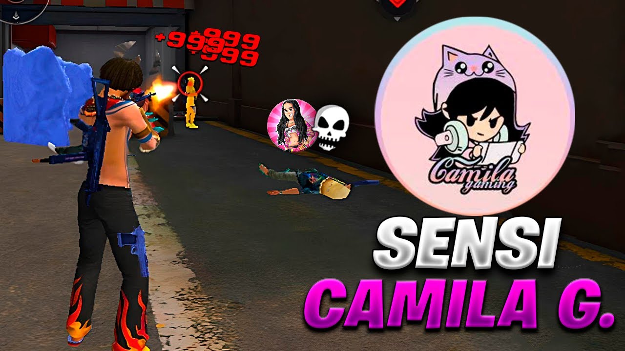 Probé La Sensibilidad De CAMILA GAMING en Free Fire😈 (100% HACKER🤯 ...