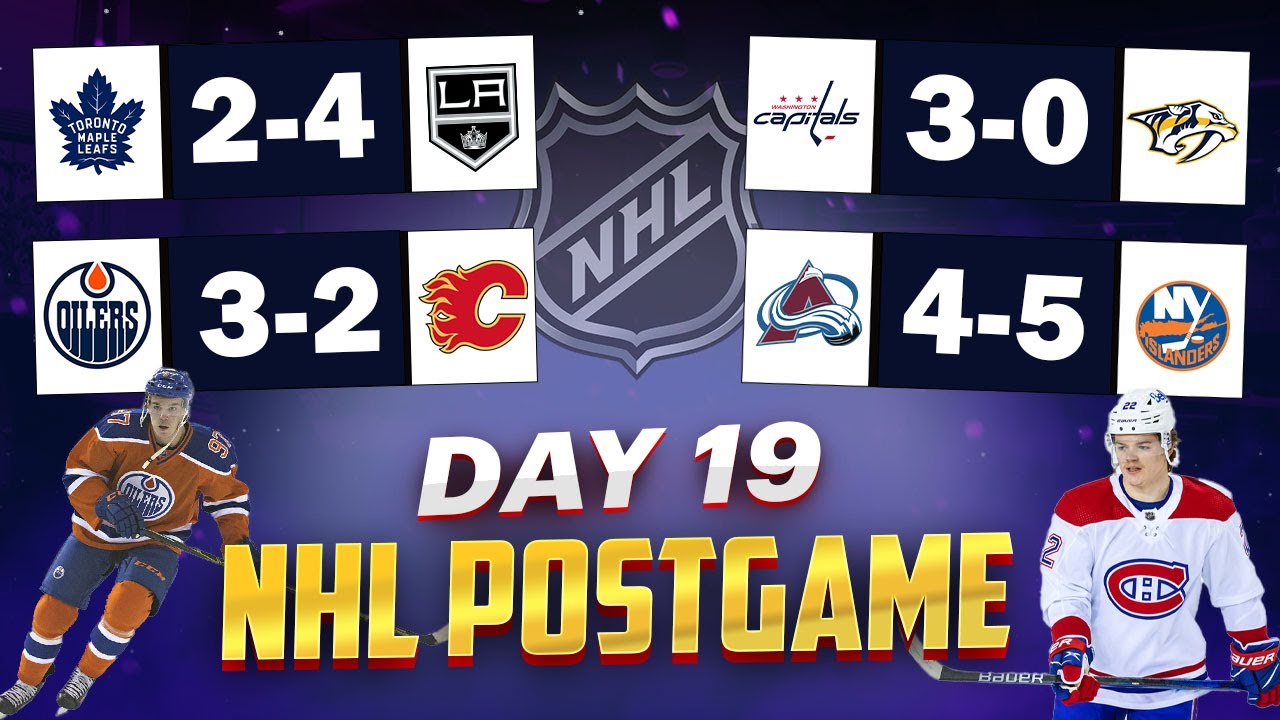 Reviewing Day 18 Of The NHL Season | NHL Postgame Day 18 - YouTube