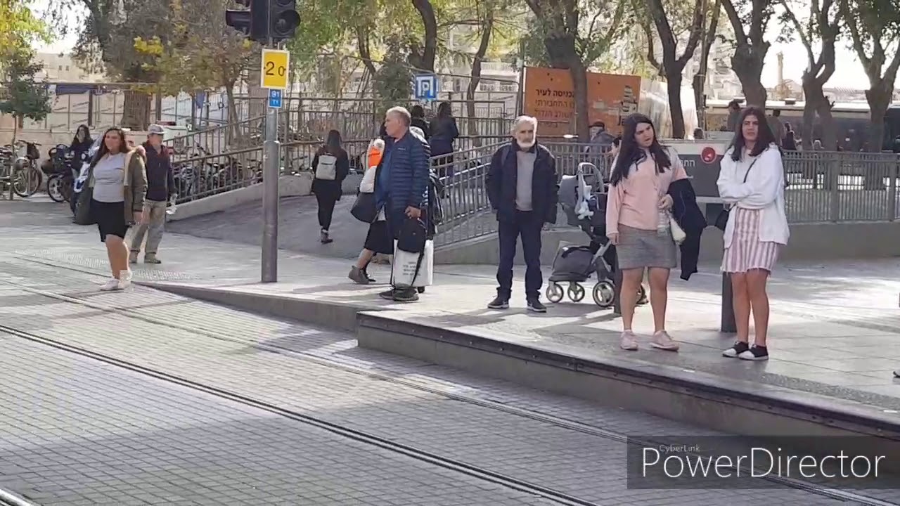 Jerusalem today again on Israeli subway train Wandering - YouTube