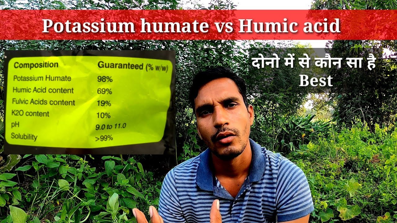 Potassium humate vs Humic acid। कोन सा है अच्छा। - YouTube