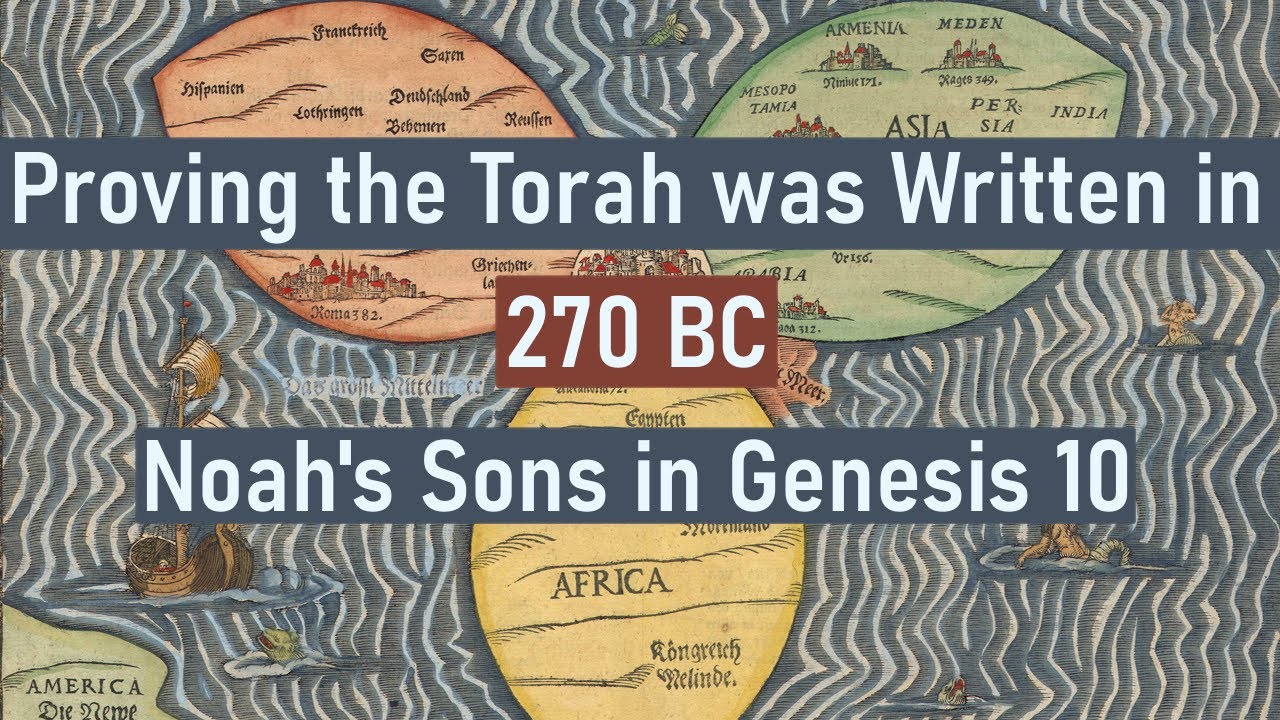 Dating the Torah to 270 BC: Russell Gmirkin's Theory on The Table of ...