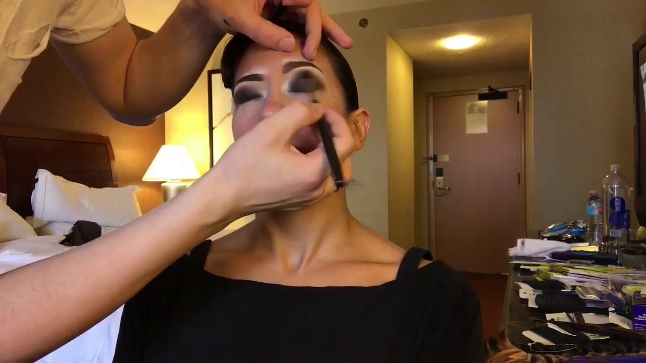 Ballroom Dancing Makeup - YouTube