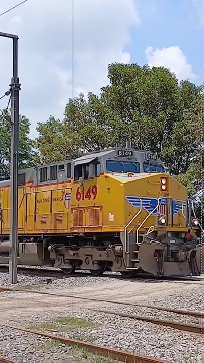 CONSIST AMERICANO UNION PACIFIC UP 6149 AC4400CW,UP 6754 AC440CW #unionpacific #train #railway ...