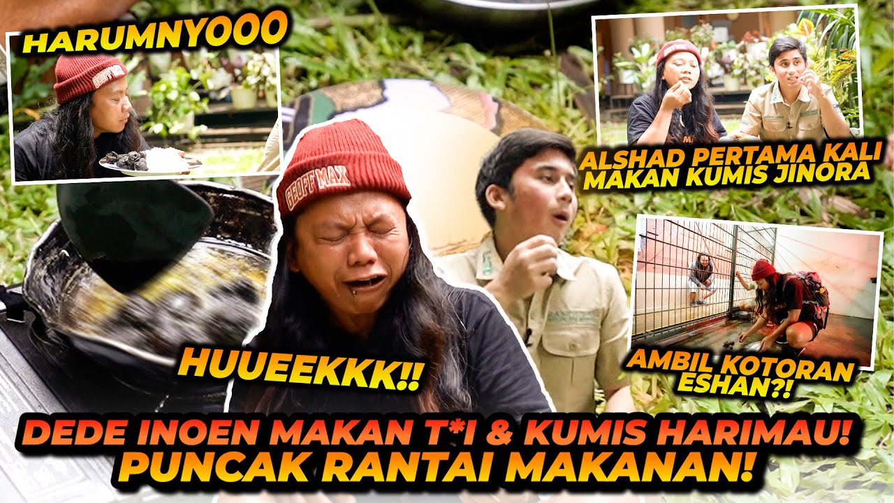 DEDE INOEN MAKAN KOTORAN DAN KUMIS HARIMAU ! PUNCAK RANTAI MAKANAN ...