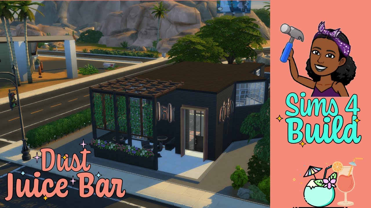 I Built A New Bar for Oasis Springs In The Sims 4 - YouTube