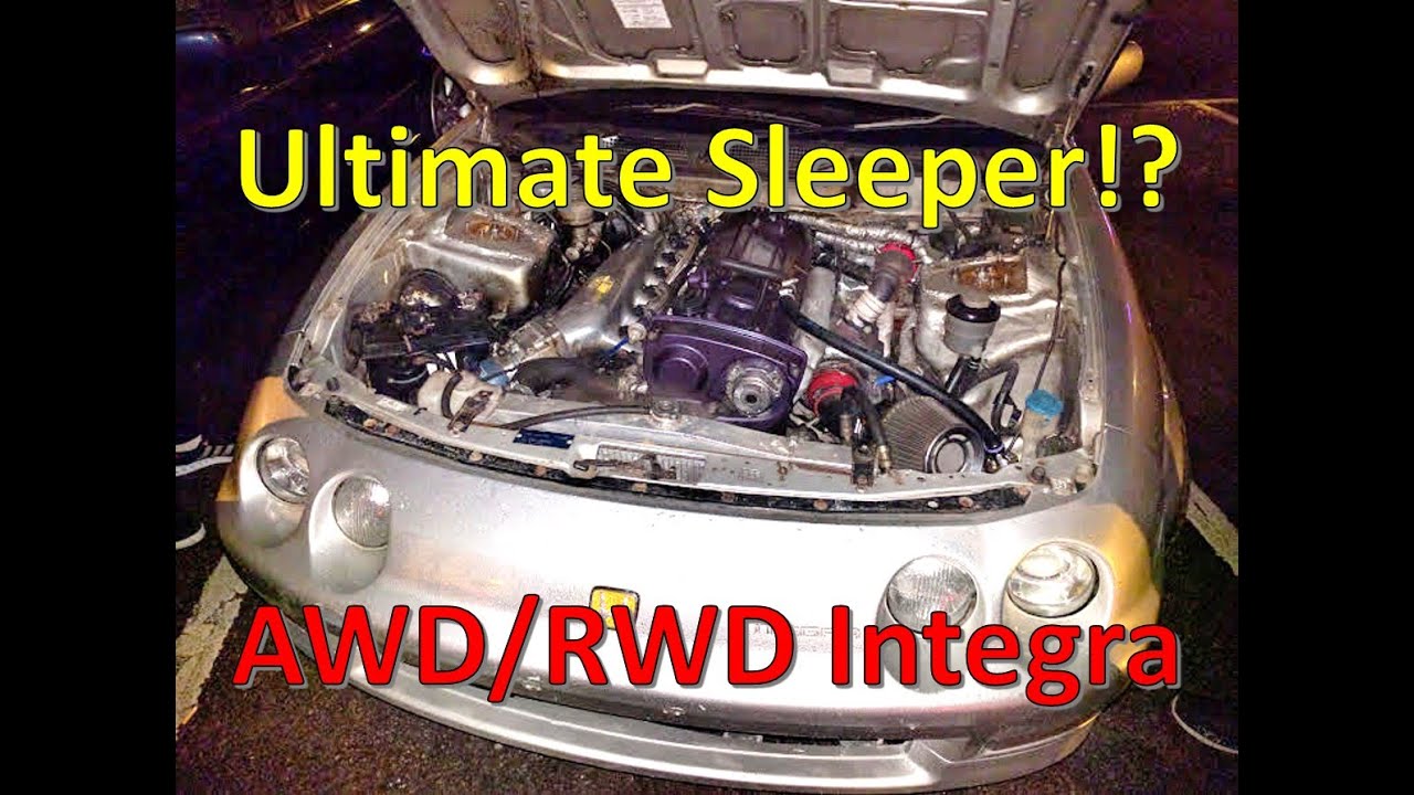 Ride In RB25 Swapped 4WD Honda Integra! - Hello From London - YouTube