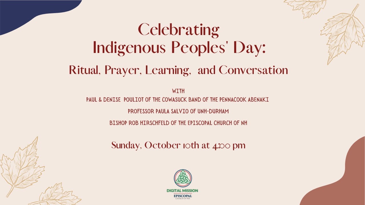 Celebrating Indigenous Peoples' Day: Ritual, Prayer, Learning, and ...