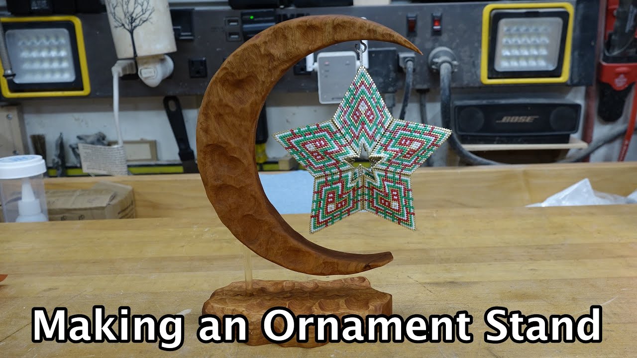 Making an Ornament Display Stand - YouTube