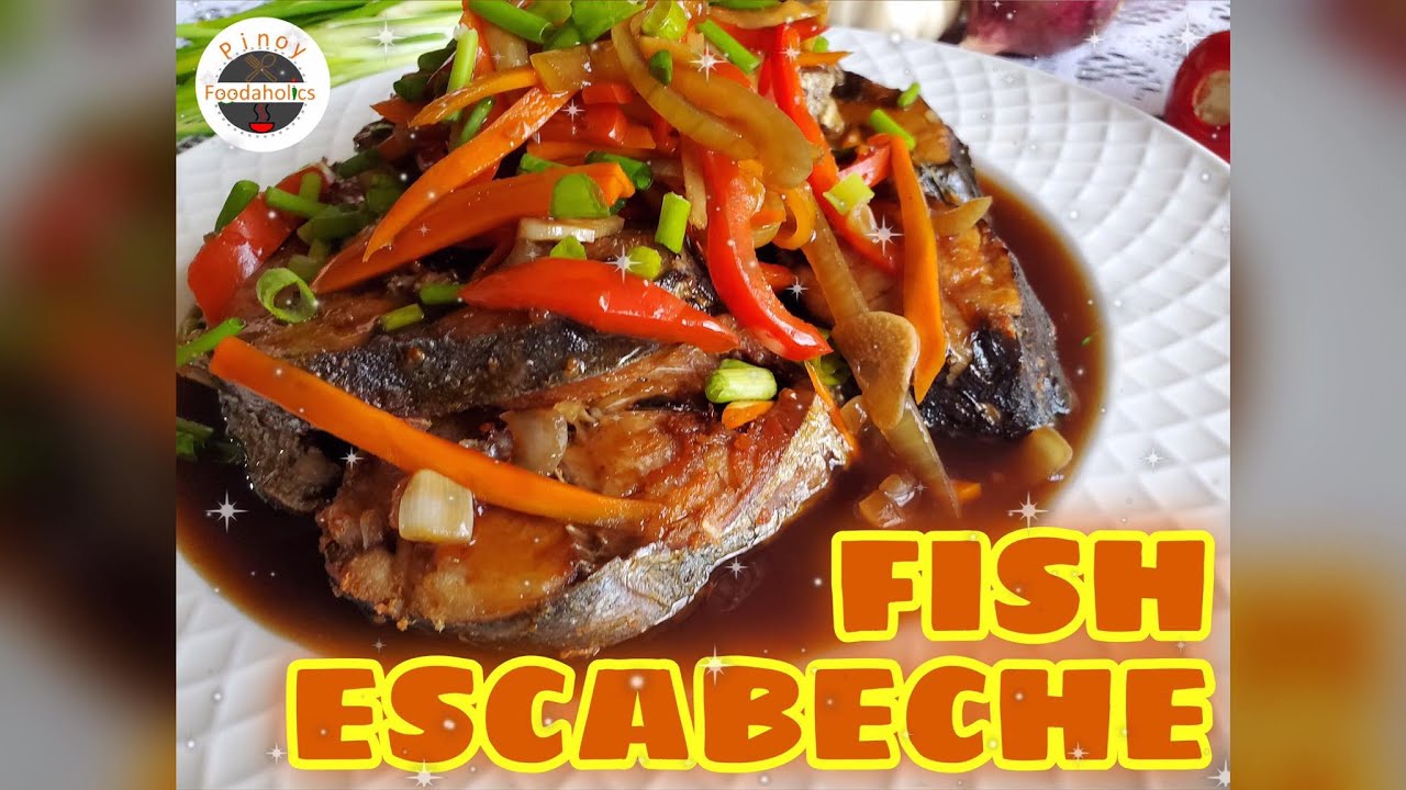FISH ESCABECHE..SIMPLE SWEET AND SOUR RECIPE.. - YouTube