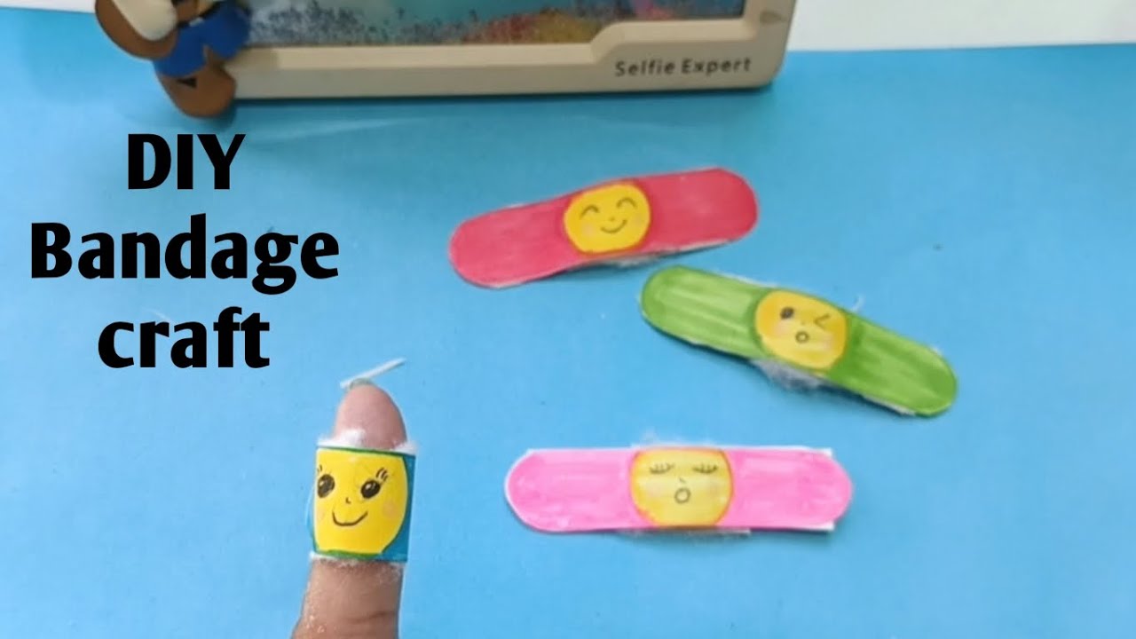 DIY Bandage Craft/ easy to make / how to make / rash-art&craft - YouTube