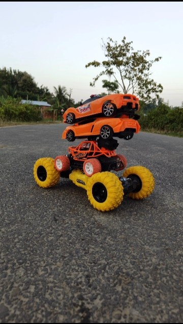 remote control four orange car test remote 💨 #shorts #shortsfeed - YouTube