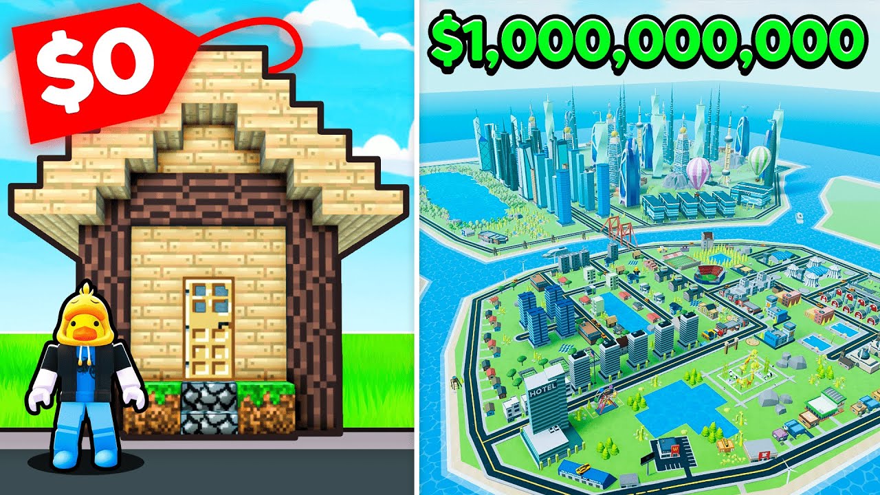 I Built a $1,000,000,000 Mega City in Roblox! - YouTube