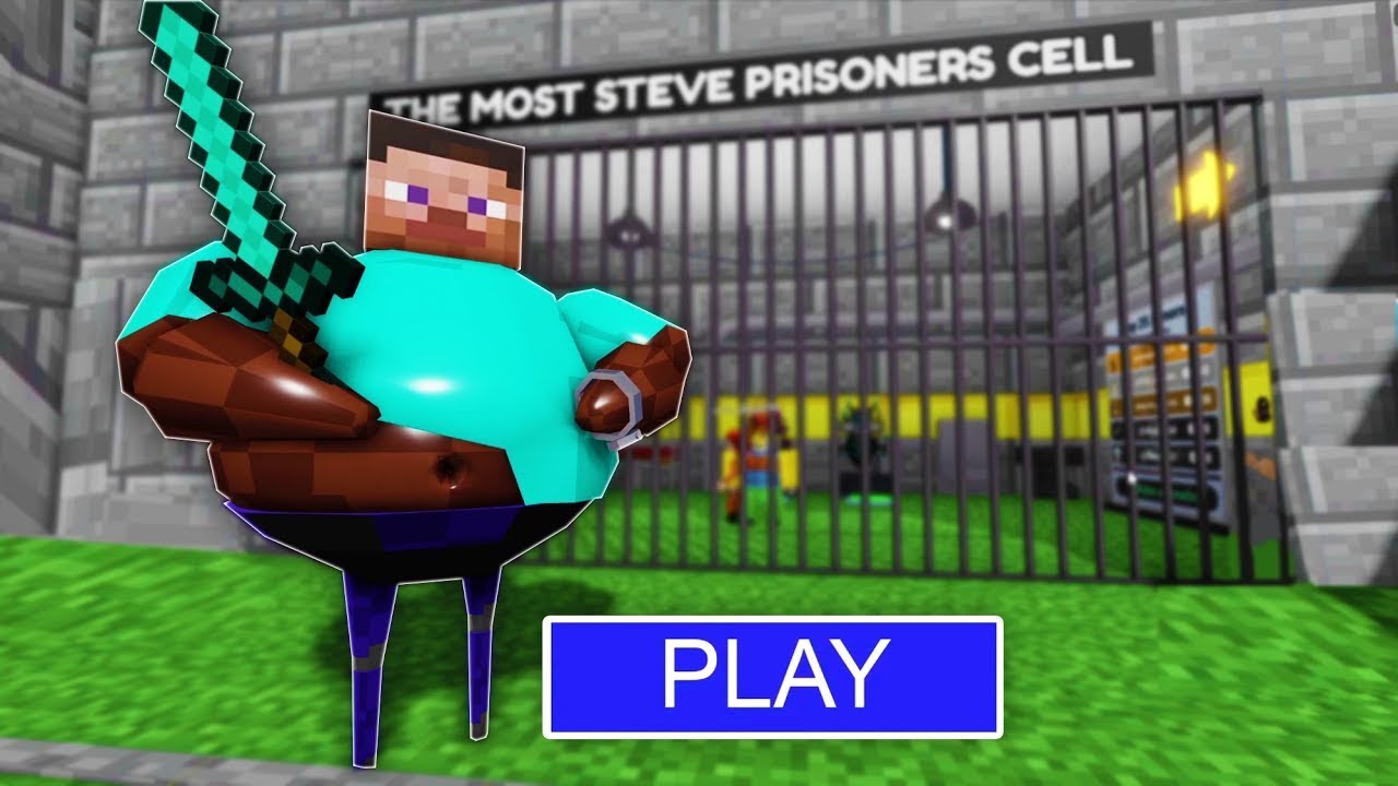 ⛏ MINECRAFT BARRY'S PRISON RUN! STEVE OBBY ROBLOX! - YouTube
